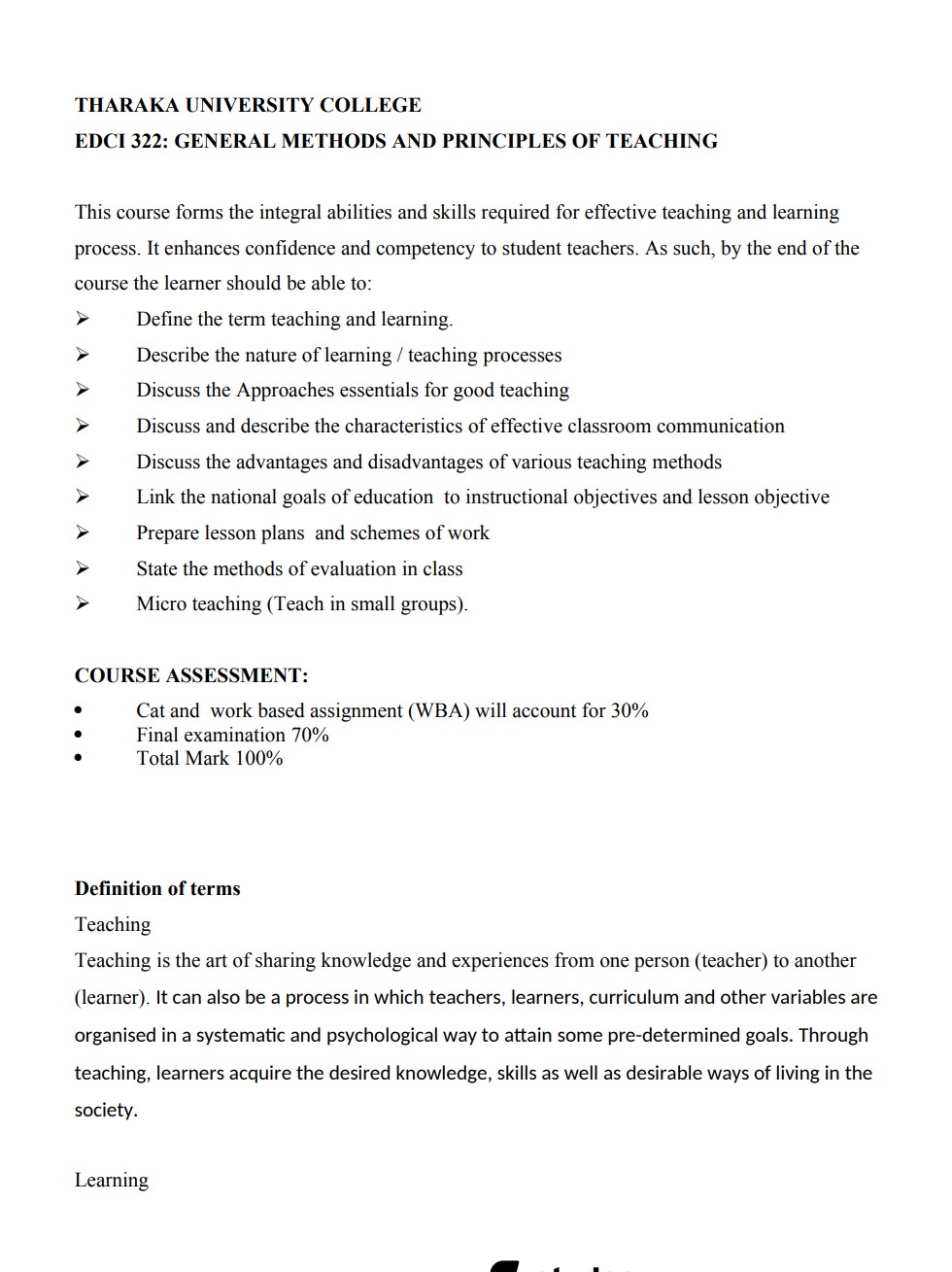 Notes.co.ke - Education notes in Kenya