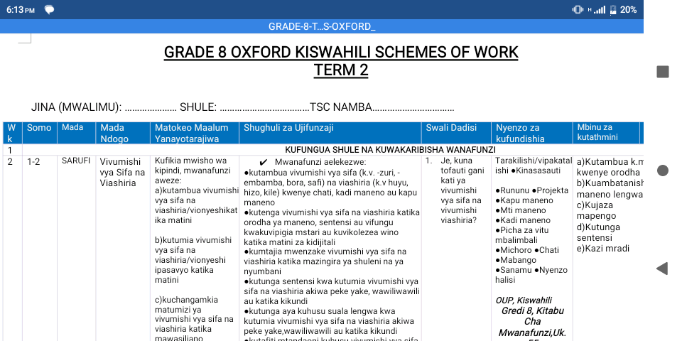 Notes.co.ke - Education notes in Kenya