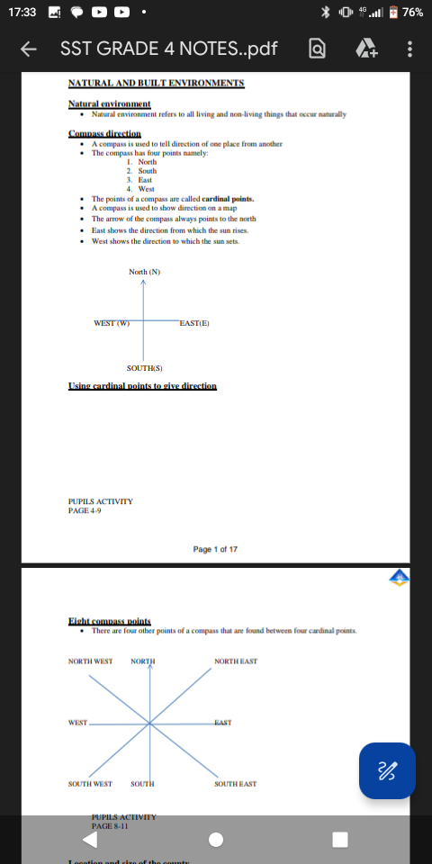 SOCIAL STUDIES GRADE 4 UPDATED TEACHING NOTES